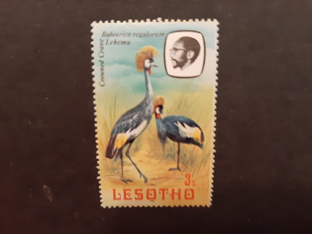 Marke 1262 Lesoto ptice cisto