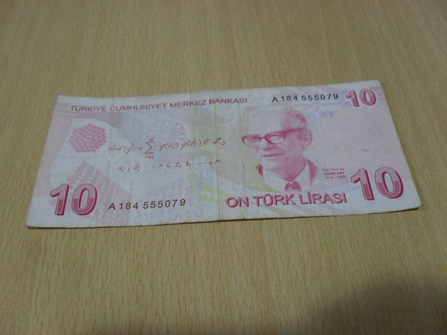 10 Turkish Lira 2009.