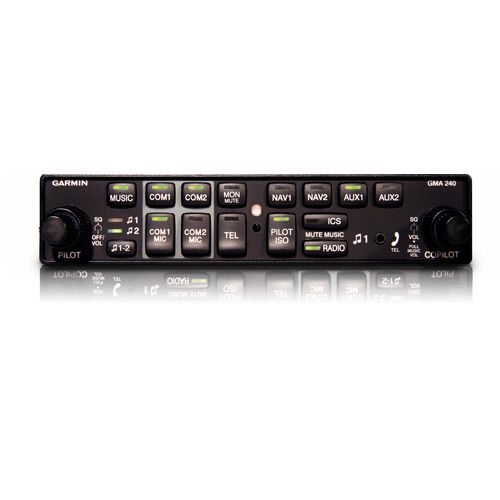 Garmin GMA 240 Audio Panel for light sport (LSA) aircraft- 010-00735-01