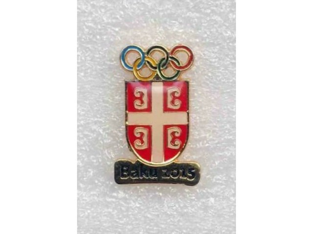 Značka Olipijskog Komiteta Srbije Baku 2015