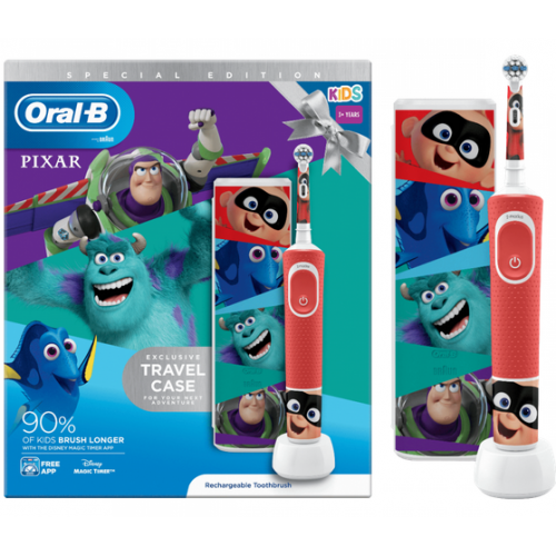 Električna četkica za zube Oral B Pixar + futrola za putovanje