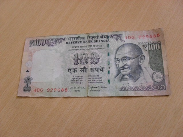 100 Rupees 2014. - INDIA