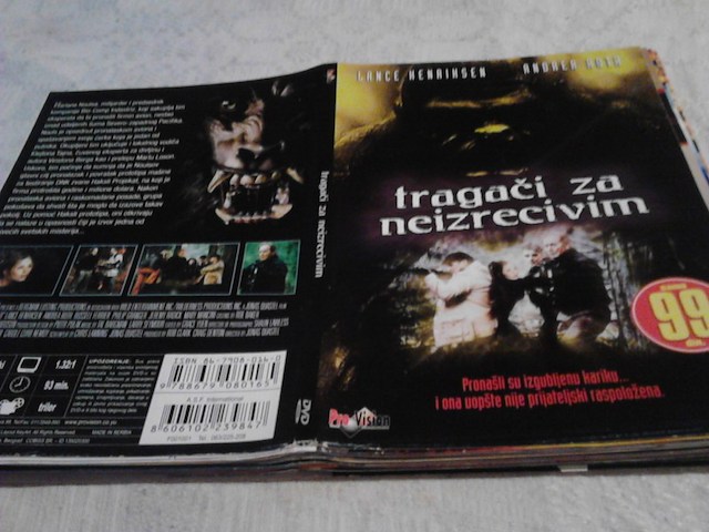 DVD ..OMOT FILMA..TRAGACI ZA NEIZRECIVIM