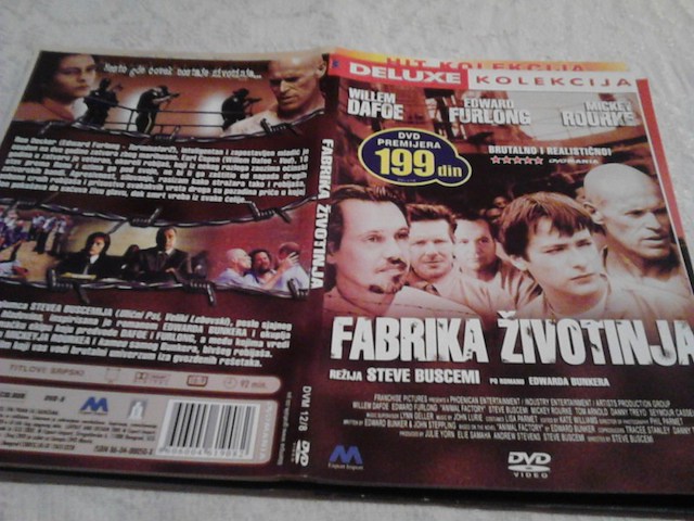 DVD..OMOT FILMA..FABRIKA ZIVOTINJA..