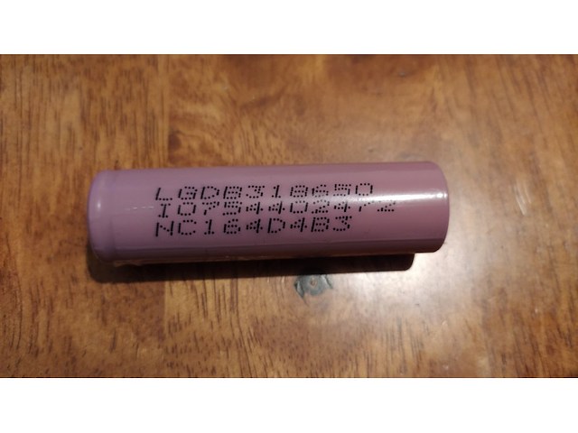 Punjiva baterija 18650 , LG 3,6V , LGDB318650 , Li-Ion