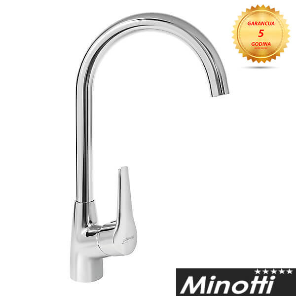 Jednoručna slavina za sudoperu (3 cevi) labud – Minotti Prima – 4501-3
