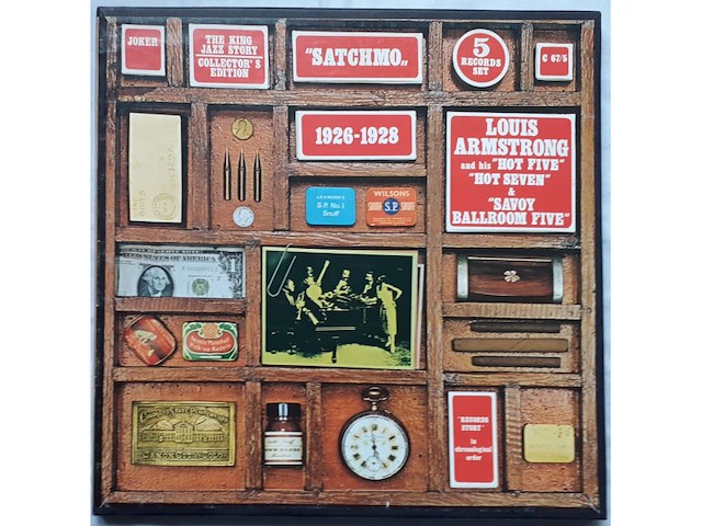 Louis Armstrong &; Hot Five &; Savoy...- 5LP Box Satchmo