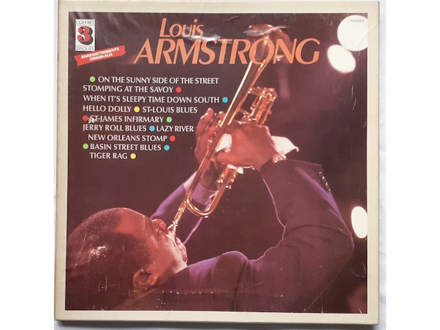 LOUIS  ARMSTRONG  - 3LP Box Coffret 3 Disques