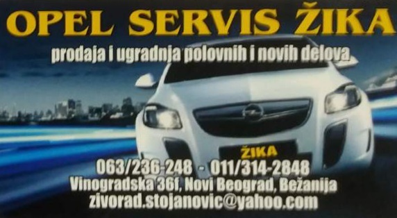 Opel servis Zika