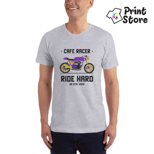 Muške majice – Cafe racer ride hard