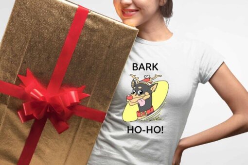 Ženske novogodišnje majice – Bark Ho-Ho