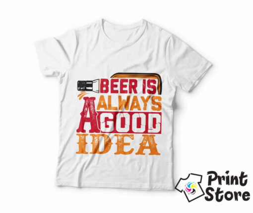 Muške majice – Beer is always a good idea