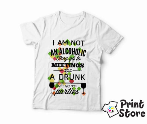 Muške majice – I am not an alcoholic …