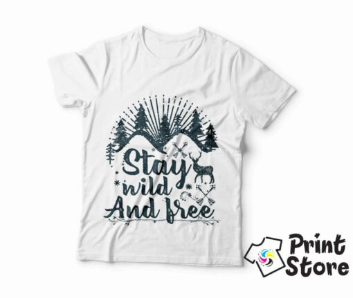 Muške majice – Stay wild and free