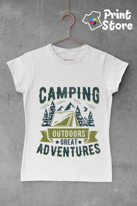 Ženske majice – Camping adventures