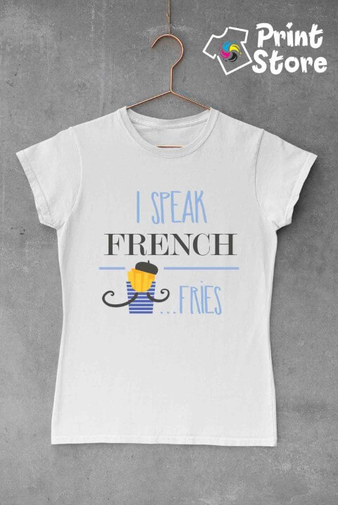 Ženske majice – I speak french fries