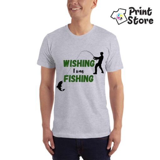 Muške majice – Wishing I was Fishing