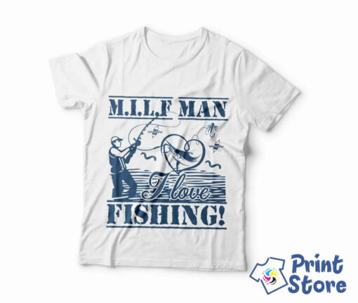 Muške majice – MILF man love fishing