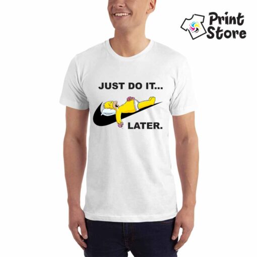 Muške majice – Just do it Later