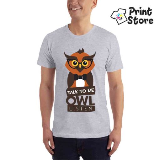 Muške majice – Talk to me owl listen