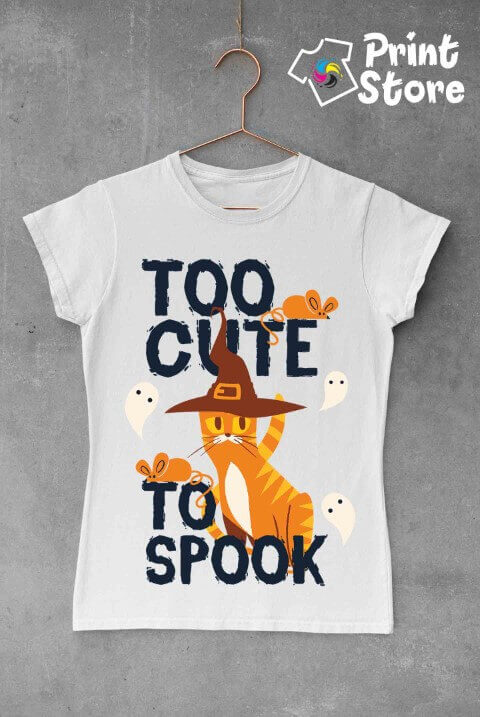 Ženske majice – Too cute to spook