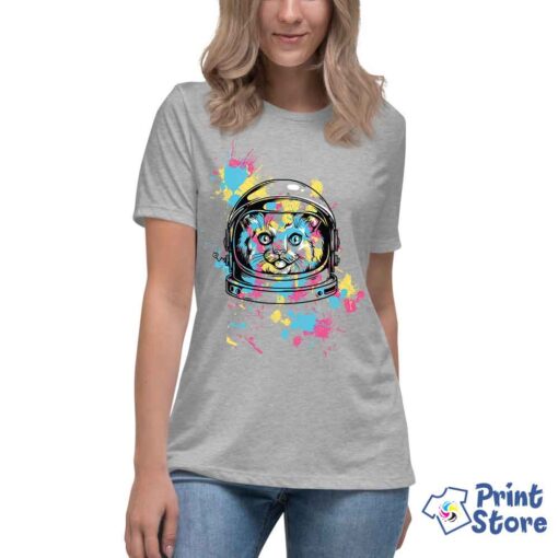 Ženske majice – Mačka astronaut