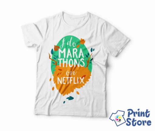 Muške majice – I do marathons on netflix