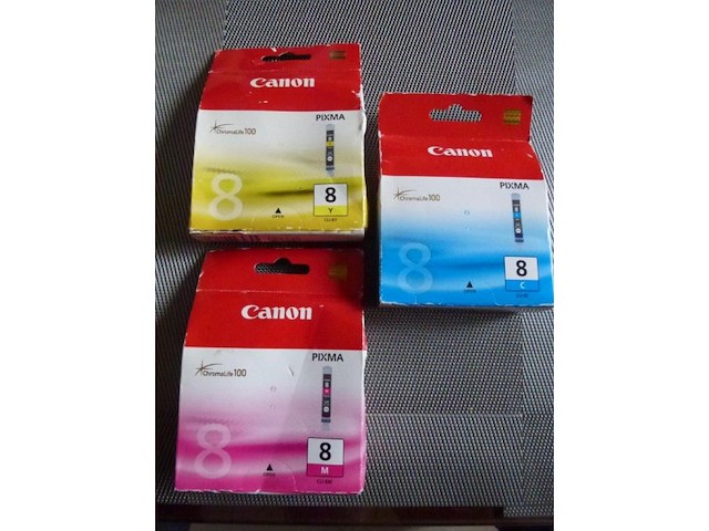 CANON komplet Color kertridža CLI-8 (Y, C, M)