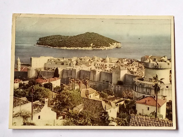 Dubrovnik sa Lokrumom - Hrvatska - 1957.g -
