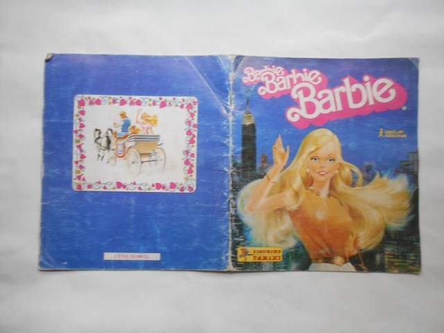 Barbie  album sa sličicama dečje novine, panini