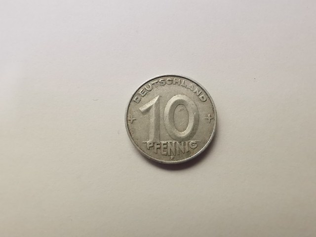 Nemacka DDR 10 pfenniga 1950 E RETKO