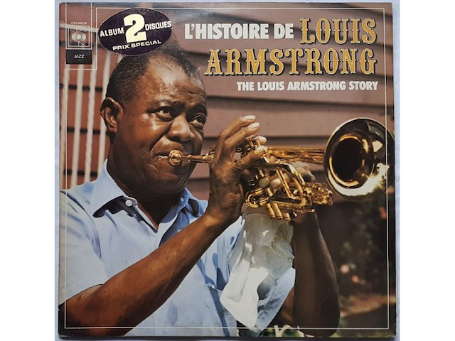 LOUIS  AMSTRONG  -  2LP Louis Armstrong story