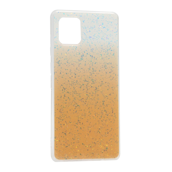 Futrola Glitter Ombre za Samsung N770F/A815F Galaxy Note 10 Lite/A81 kajsija