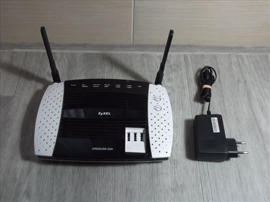ZyXEL Speedlink 5501 Wi-Fi modem router Built-in!