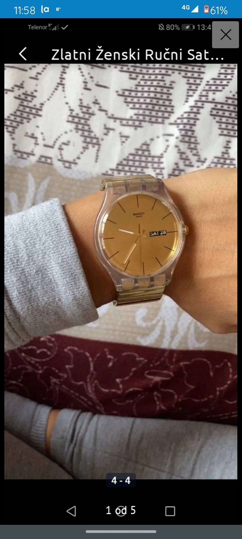 Klasični sat, Swatch, Unisex