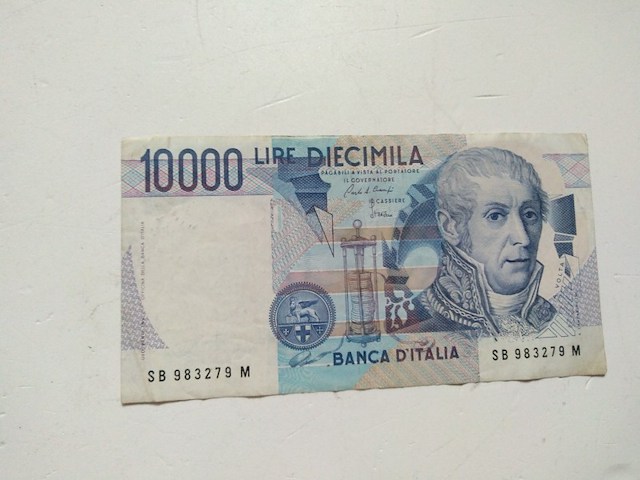 10000 lira Italija,1994.