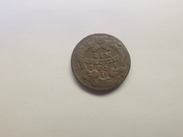 Austrija 1 kreuzer 1761 P