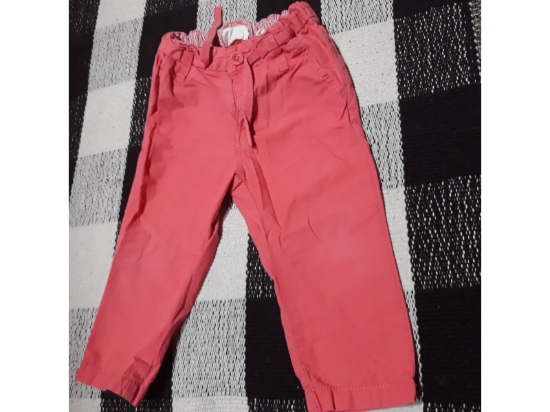 H&M pantalone pamučne, veličina 9m