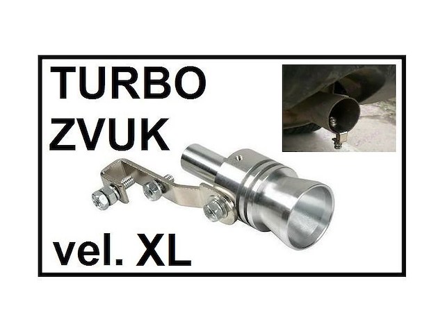 TURBO ZVUK - Pistaljka za auspuh - velicina XL