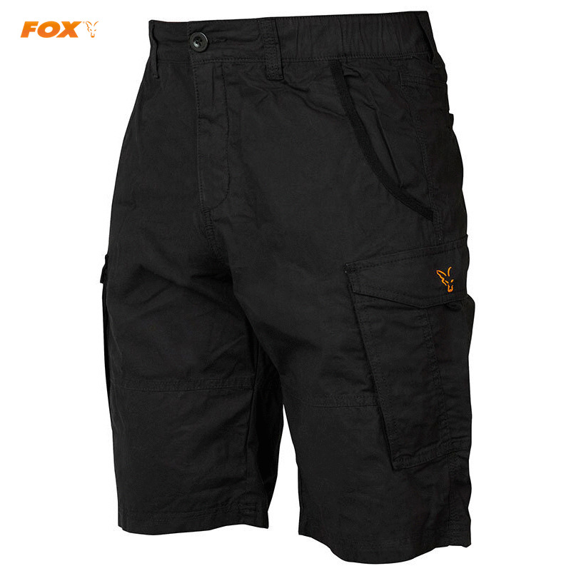 Fox Collection Black & Orange Combat Shorts