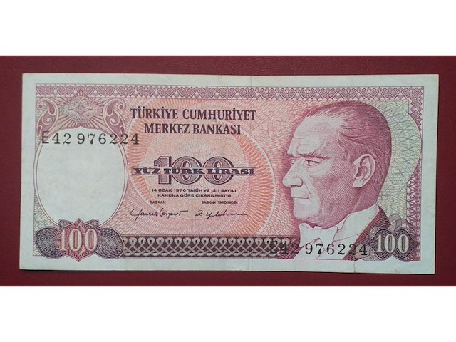 Turska 100 LIRA 1984
