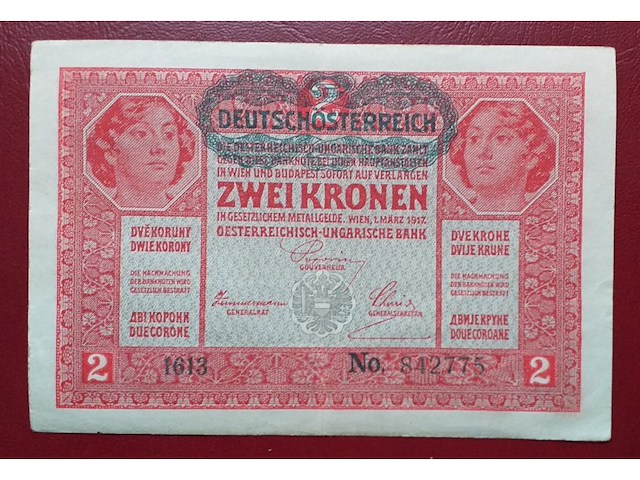 ZWEI KRONEN / KET KORONA 1917