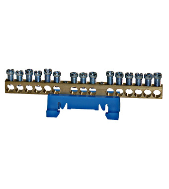 N-stezaljka (klema) plava 15 odvoda
neizolirana, priključni vijci: PZ2, boja: plava, montaža na DIN nosač