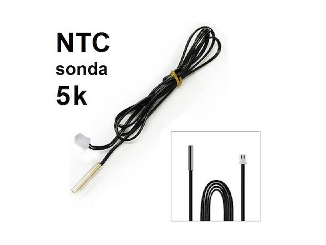 Temperaturna sonda 110℃ - NTC - 0.5m - 5k oma