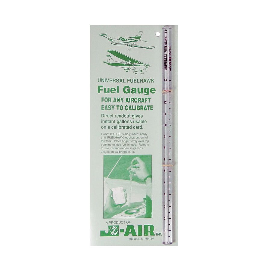 J-AIR UNIVERSAL FUELHAWK - Fuel Gauge 11"