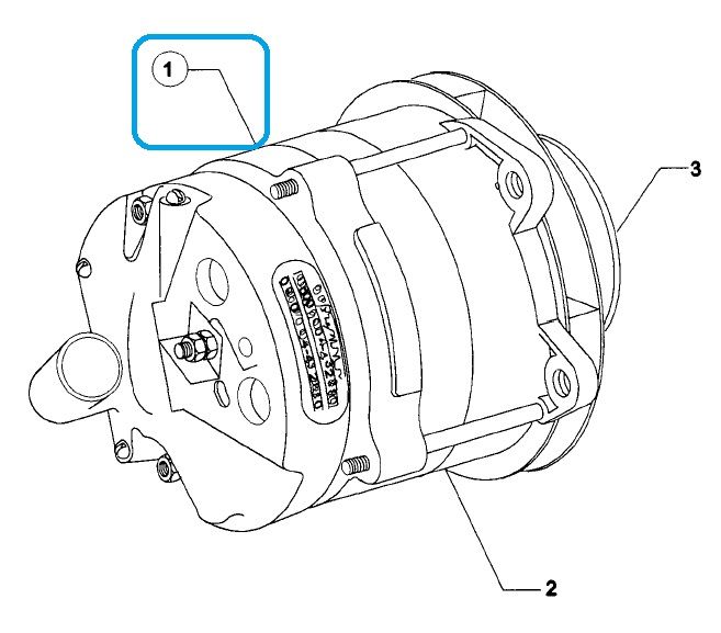 Lycoming - 32C22492 - Alternator - 28V-90A