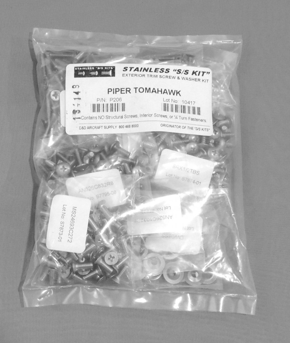 Trimcraft - PA38 - Screw Kit for Piper Tomahawk PA