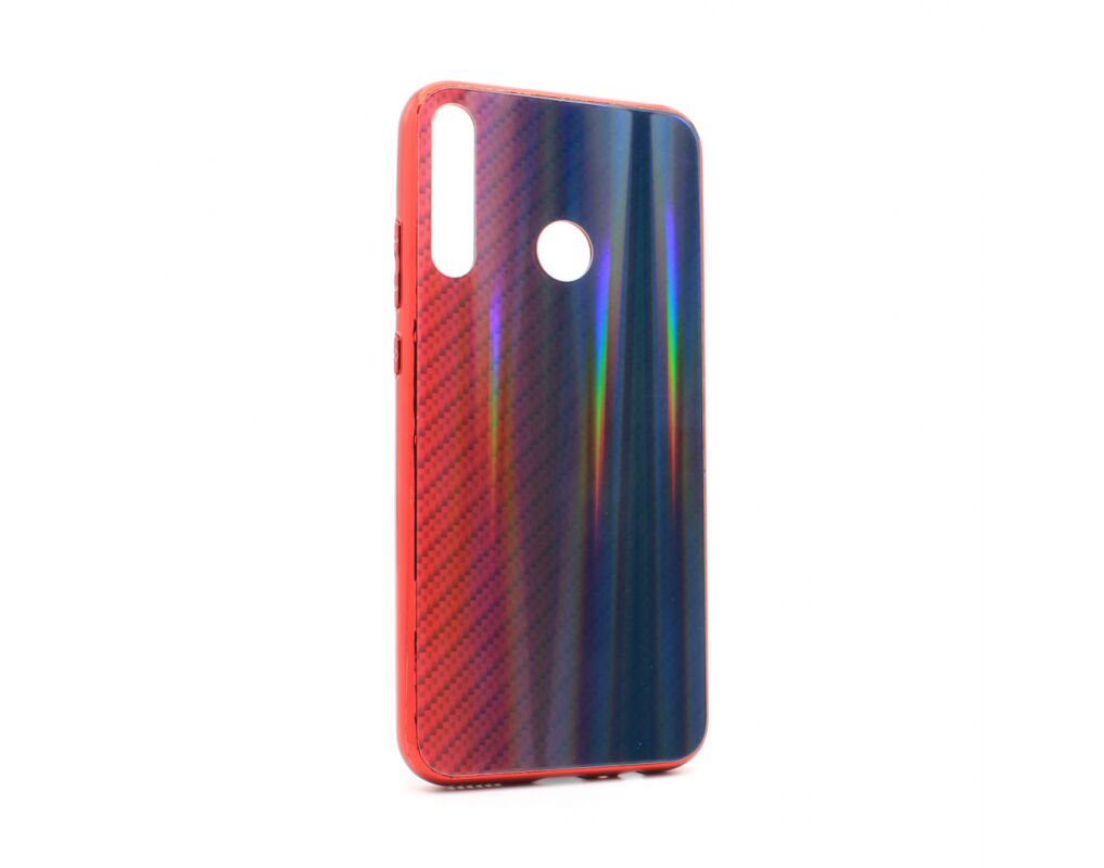 Futrola Carbon glass - Huawei P40 lite E crvena