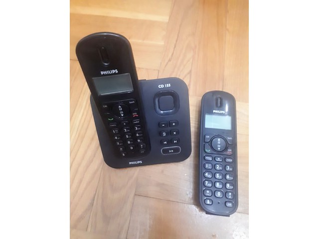 Philips dva telefona i konzola - za delove