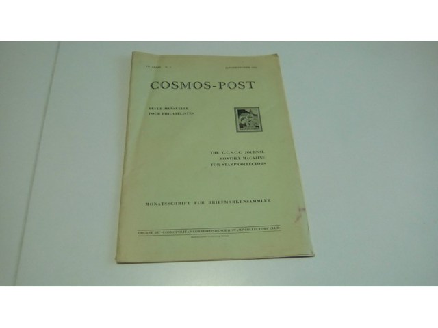 COSMOS - POST  No.1 januar/februar  1954